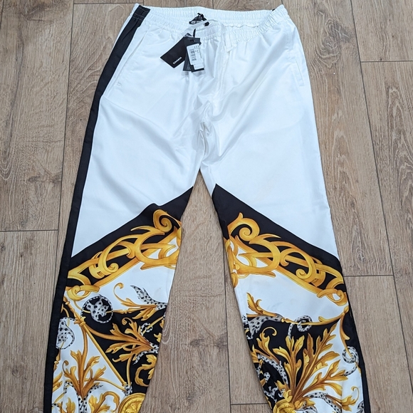 Versace | Pants | Mens Versace Baroque Print Jogger Track Pants ...